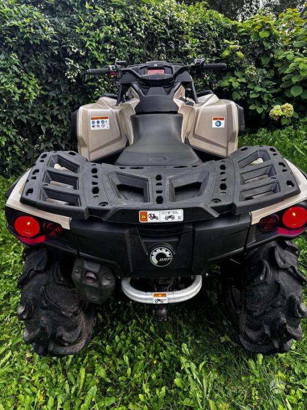 Brown Can-Am Outlander 2022 in Zarasai, with an engine capacity of 0.65 L and mileage of 2 thousand km for 7850 €, photo 9 on AUTOMOTO.COM.LV