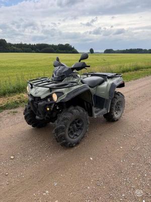 Green Can-Am Outlander 2015 in Sakiai, with an engine capacity of 0.45 L and mileage of 7 thousand km for 5400 €, photo  on AUTOMOTO.COM.LV