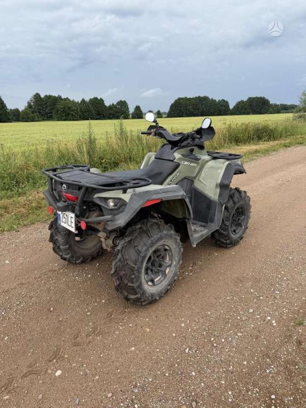 Green Can-Am Outlander 2015 in Sakiai, with an engine capacity of 0.45 L and mileage of 7 thousand km for 5400 €, photo 5 on AUTOMOTO.COM.LV
