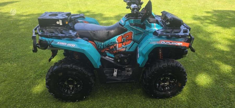 Green Can-Am Outlander 2021 in Kaunas, with an engine capacity of 1.00 L and mileage of 7 thousand km for 12000 €, photo 3 on AUTOMOTO.COM.LV