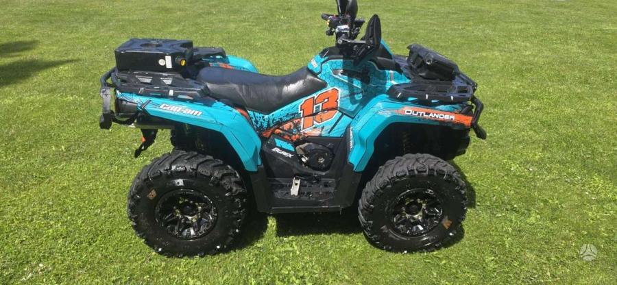 Green Can-Am Outlander 2021 in Kaunas, with an engine capacity of 1.00 L and mileage of 7 thousand km for 12000 €, photo 6 on AUTOMOTO.COM.LV