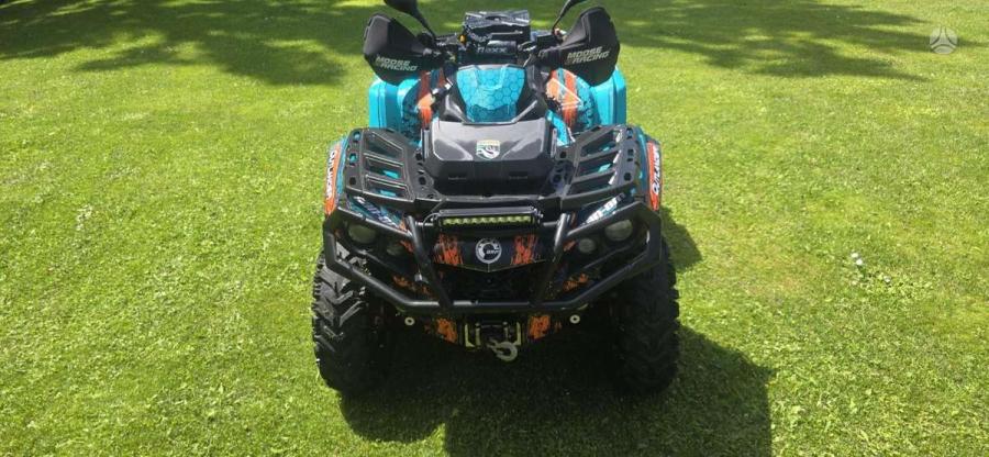 Green Can-Am Outlander 2021 in Kaunas, with an engine capacity of 1.00 L and mileage of 7 thousand km for 12000 €, photo 9 on AUTOMOTO.COM.LV