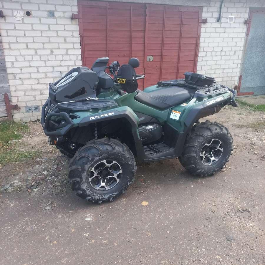 Green Can-Am Outlander 2023 in Silute, with an engine capacity of 0.65 L and mileage of 2 thousand km for 12500 €, photo 2 on AUTOMOTO.COM.LV