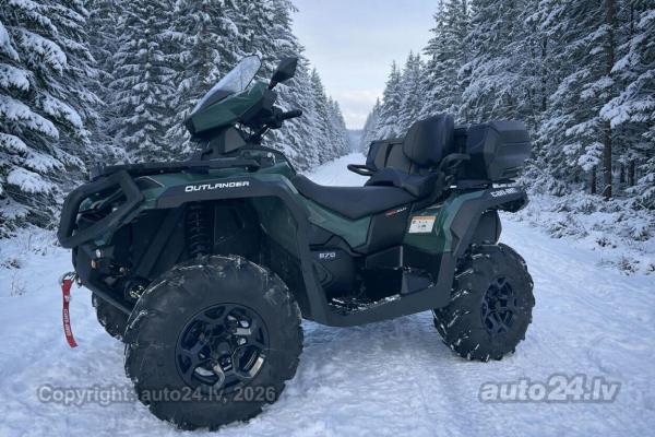 Зеленый Can-Am Outlander 2023 в Таллин, объемом двигателя 0.65 л и пробегом 980 тыс. км за 11400 €, фото 1 на AUTOMOTO.COM.LV