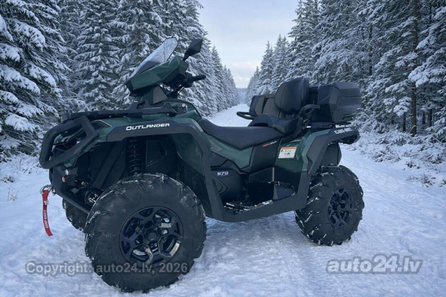 Зеленый Can-Am Outlander 2023 в Таллин, объемом двигателя 0.65 л и пробегом 980 тыс. км за 11400 €, фото 1 на AUTOMOTO.COM.LV