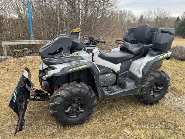 Grey Can-Am Outlander 2016 in Rakvere, with an engine capacity of 0.57 L and mileage of 3 thousand km for 6999 €, photo 3 on AUTOMOTO.COM.LV