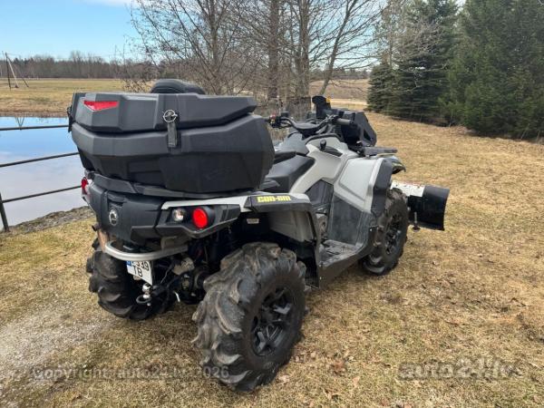Grey Can-Am Outlander 2016 in Rakvere, with an engine capacity of 0.57 L and mileage of 3 thousand km for 6999 €, photo 6 on AUTOMOTO.COM.LV