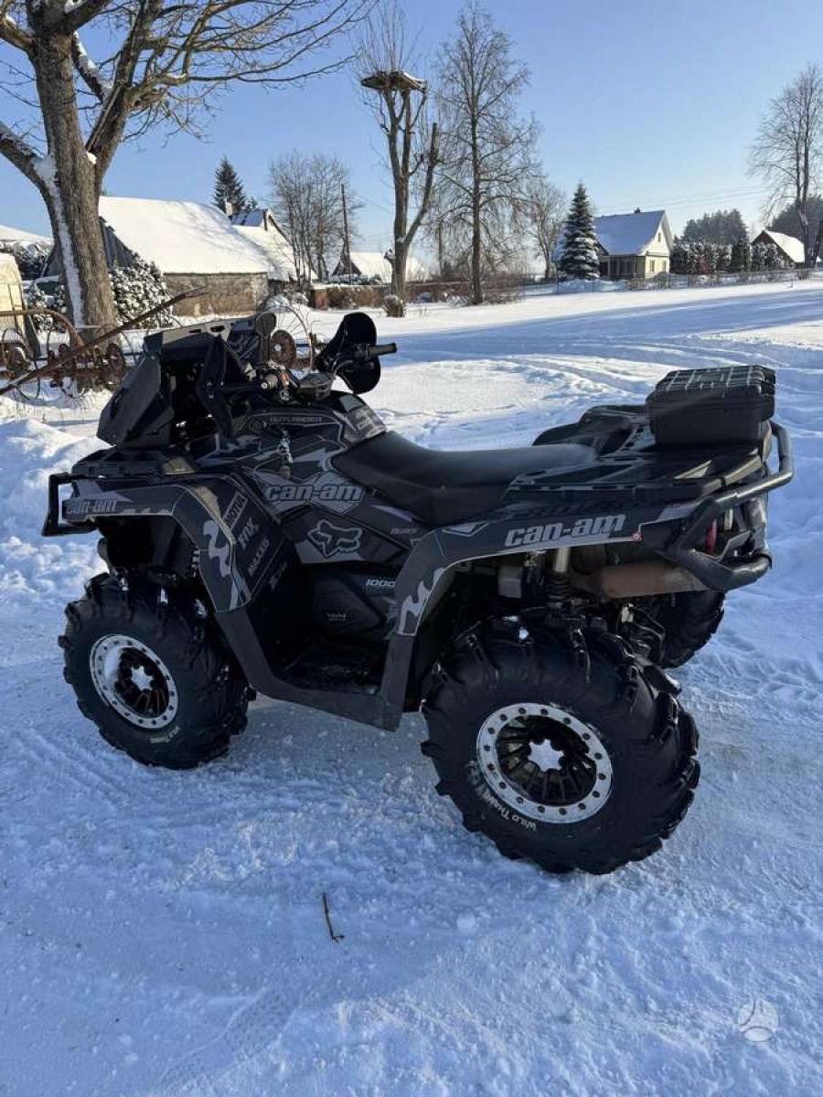Grey Can-Am Outlander 2017 in Vilnius, with an engine capacity of 1.00 L and mileage of 7 thousand km for 11500 €, photo 2 on AUTOMOTO.COM.LV