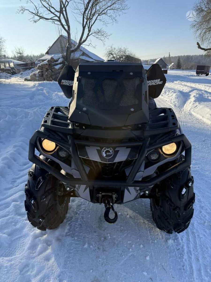 Grey Can-Am Outlander 2017 in Vilnius, with an engine capacity of 1.00 L and mileage of 7 thousand km for 11500 €, photo 4 on AUTOMOTO.COM.LV