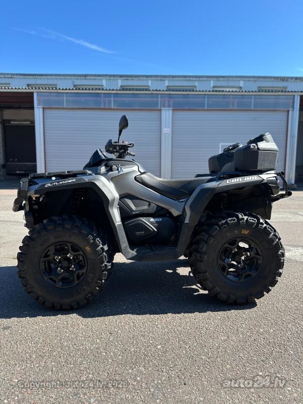 Grey Can-Am Outlander 2018 in Tallinn, with an engine capacity of 0.65 L and mileage of 1 thousand km for 8200 €, photo 4 on AUTOMOTO.COM.LV