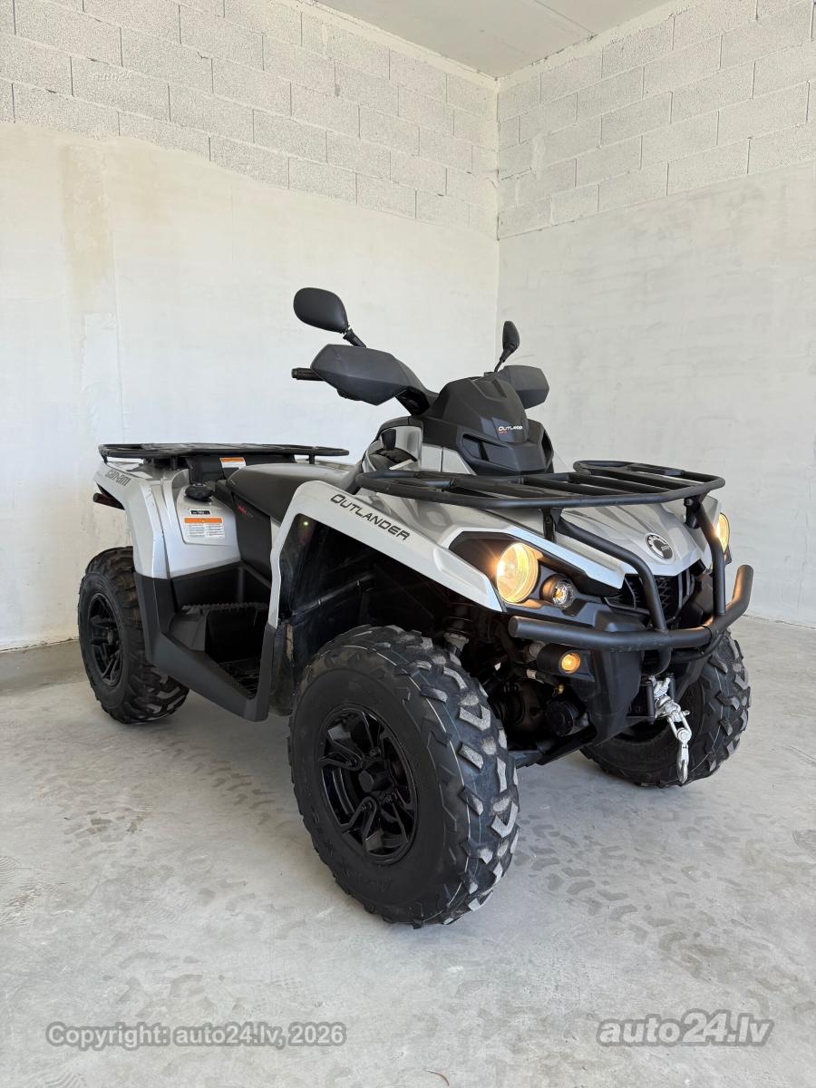 Grey Can-Am Outlander 2019 in Tallinn, with an engine capacity of 0.65 L and mileage of 7 thousand km for 5999 €, photo 1 on AUTOMOTO.COM.LV