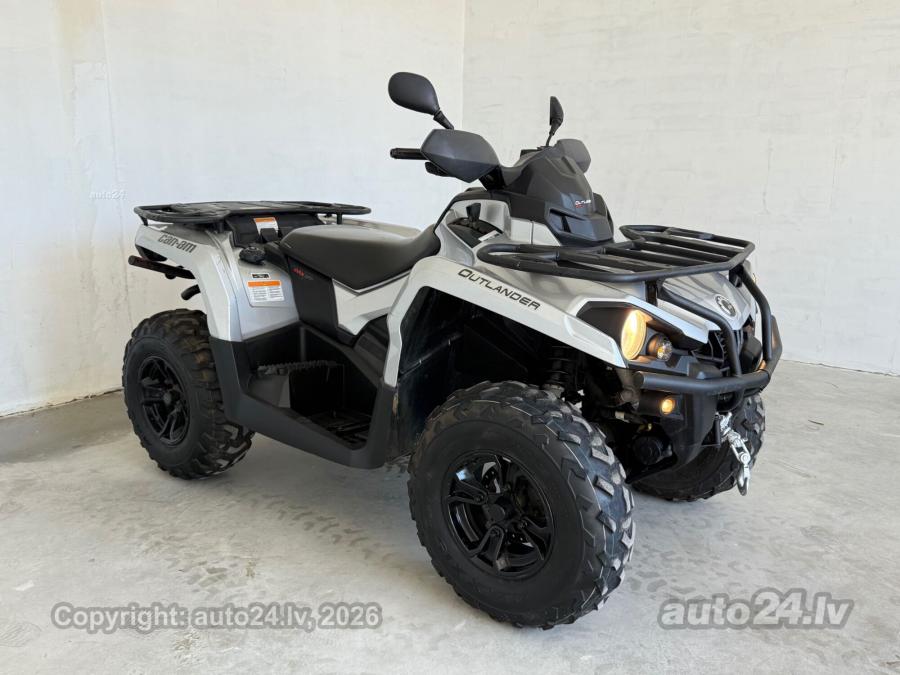 Grey Can-Am Outlander 2019 in Tallinn, with an engine capacity of 0.65 L and mileage of 7 thousand km for 5999 €, photo 3 on AUTOMOTO.COM.LV