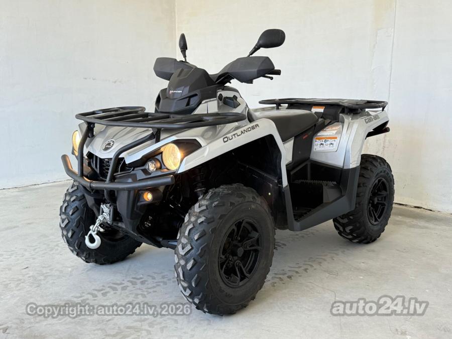 Grey Can-Am Outlander 2019 in Tallinn, with an engine capacity of 0.65 L and mileage of 7 thousand km for 5999 €, photo 4 on AUTOMOTO.COM.LV