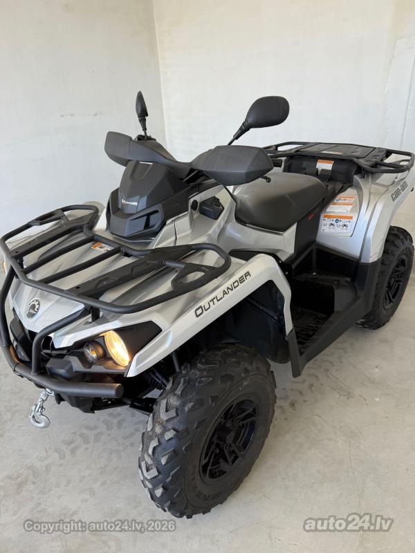 Grey Can-Am Outlander 2019 in Tallinn, with an engine capacity of 0.65 L and mileage of 7 thousand km for 5999 €, photo 8 on AUTOMOTO.COM.LV