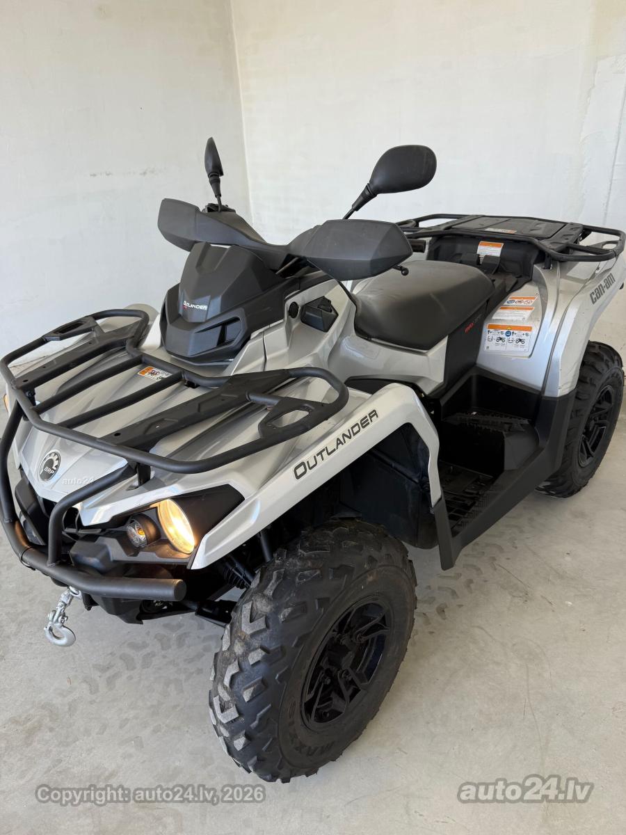 Grey Can-Am Outlander 2019 in Tallinn, with an engine capacity of 0.65 L and mileage of 7 thousand km for 5999 €, photo 9 on AUTOMOTO.COM.LV