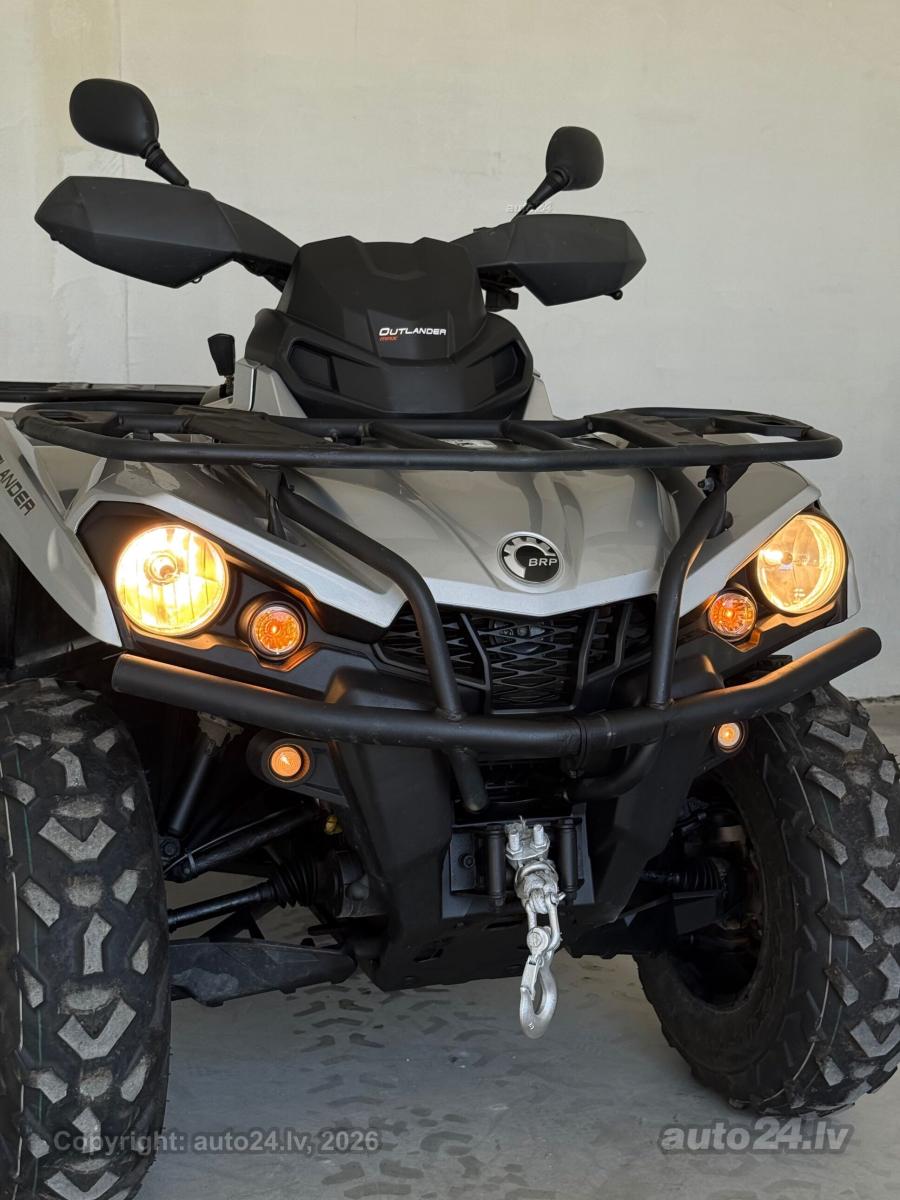 Grey Can-Am Outlander 2019 in Tallinn, with an engine capacity of 0.65 L and mileage of 7 thousand km for 5999 €, photo 10 on AUTOMOTO.COM.LV
