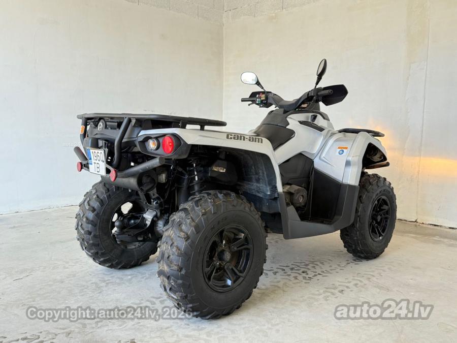 Grey Can-Am Outlander 2019 in Tallinn, with an engine capacity of 0.65 L and mileage of 7 thousand km for 5999 €, photo 12 on AUTOMOTO.COM.LV