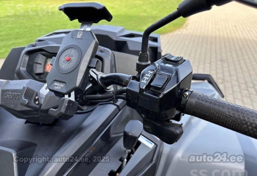Grey Can-Am Outlander 2021 in Riga, with an engine capacity of 0.65 L and mileage of 3 thousand km for 9700 €, photo 6 on AUTOMOTO.COM.LV