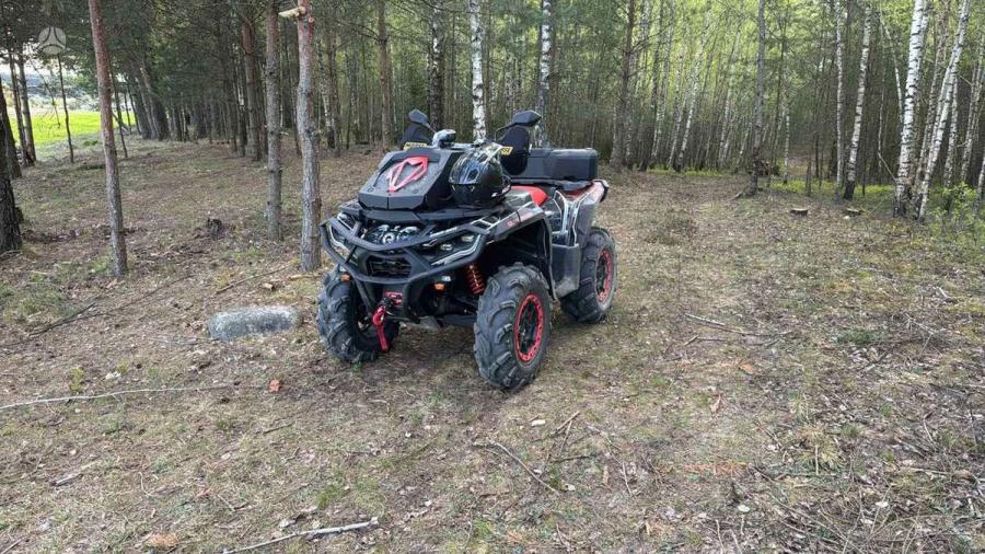 Grey Can-Am Outlander 2023 in Vilnius, with an engine capacity of 1.00 L and mileage of 5 thousand km for 15200 €, photo 6 on AUTOMOTO.COM.LV