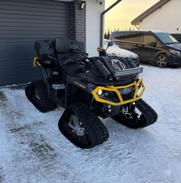 Melns Can-Am Outlander Max 2023 Klaipėda, ar dzinēja tilpumu 1.00 L un nobraukumu 1 tūkst. km par 18500 €, foto 2 vietnē AUTOMOTO.COM.LV