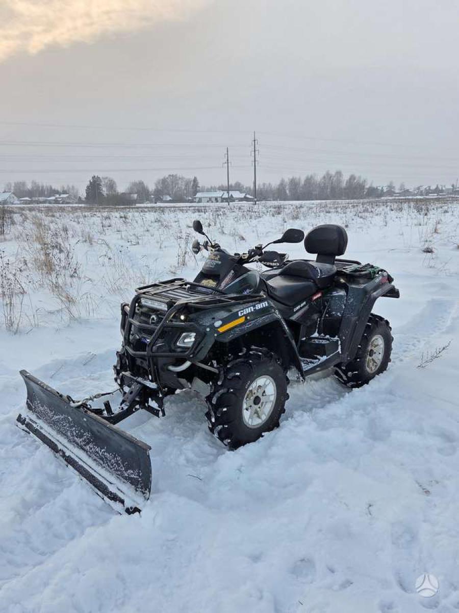 Green Can-Am Outlander Max 2007 in Panevezys, with an engine capacity of 0.80 L and mileage of 11 thousand km for 6800 €, photo 13 on AUTOMOTO.COM.LV