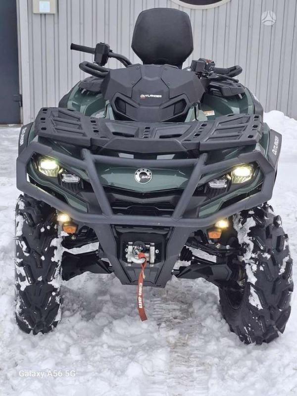 Green Can-Am Outlander Max 2023 in Kaunas, with an engine capacity of 0.65 L and mileage of 676 thousand km for 10700 €, photo 2 on AUTOMOTO.COM.LV