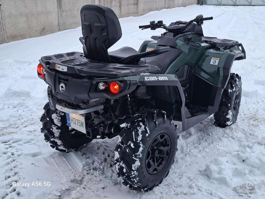 Green Can-Am Outlander Max 2023 in Kaunas, with an engine capacity of 0.65 L and mileage of 676 thousand km for 10700 €, photo 5 on AUTOMOTO.COM.LV