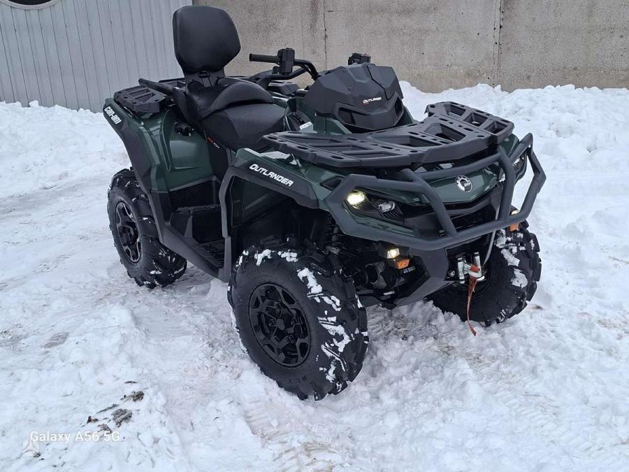 Green Can-Am Outlander Max 2023 in Kaunas, with an engine capacity of 0.65 L and mileage of 676 thousand km for 10700 €, photo 7 on AUTOMOTO.COM.LV