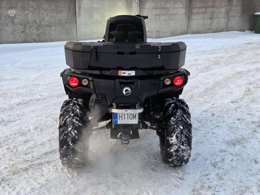 Green Can-Am Outlander Max 2023 in Kaunas, with an engine capacity of 0.65 L and mileage of 2 thousand km for 10700 €, photo 10 on AUTOMOTO.COM.LV