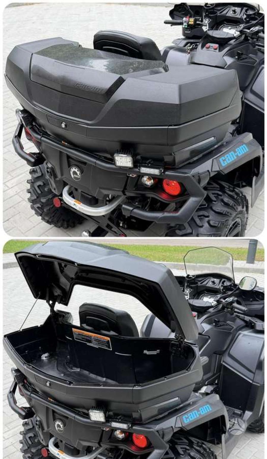 Серый Can-Am Outlander Max 2020 в Пренай, объемом двигателя 0.65 л и пробегом 8 тыс. км за 9350 €, фото 23 на AUTOMOTO.COM.LV