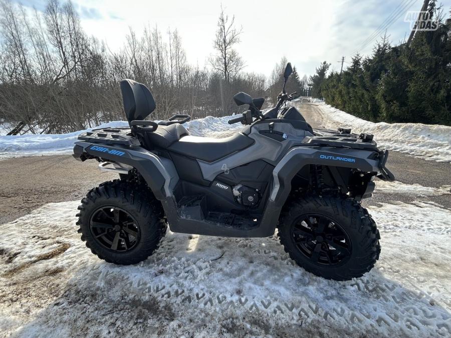 Grey Can-Am Outlander Max 2022 in Utena, with an engine capacity of 1.00 L and mileage of 0 thousand km for 14000 €, photo 7 on AUTOMOTO.COM.LV