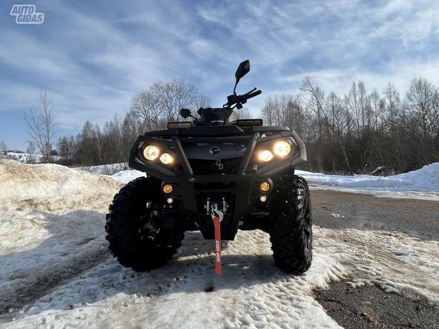 Grey Can-Am Outlander Max 2022 in Utena, with an engine capacity of 1.00 L and mileage of 0 thousand km for 14000 €, photo 9 on AUTOMOTO.COM.LV