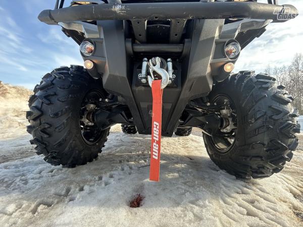 Pelēks Can-Am Outlander Max 2022 Utena, ar dzinēja tilpumu 1.00 L un nobraukumu 0 tūkst. km par 14000 €, foto 10 vietnē AUTOMOTO.COM.LV