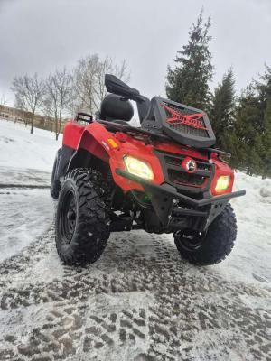 Красный Can-Am Outlander Max 2007 в Кайшядорис, объемом двигателя 0.40 л и пробегом 10 тыс. км за 3200 €, фото  на AUTOMOTO.COM.LV