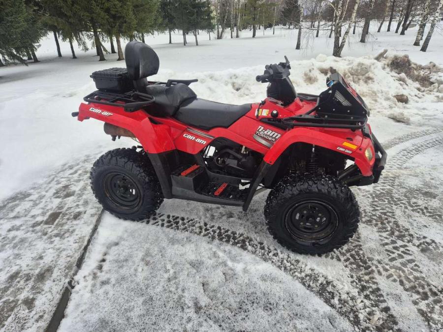 Red Can-Am Outlander Max 2007 in Kaisiadorys, with an engine capacity of 0.40 L and mileage of 10 thousand km for 3200 €, photo 9 on AUTOMOTO.COM.LV
