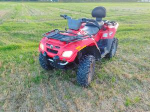 Красный Can-Am Outlander Max 2007 в Кедайняй, объемом двигателя 0.40 л и пробегом 0 тыс. км за 2200 €, фото  на AUTOMOTO.COM.LV