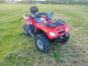 Красный Can-Am Outlander Max 2007 в Кедайняй, объемом двигателя 0.40 л и пробегом 0 тыс. км за 2200 €, фото 3 на AUTOMOTO.COM.LV