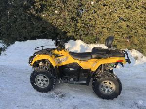 Dzeltens Can-Am Outlander Max 2008 Kauņa, ar dzinēja tilpumu 0.40 L un nobraukumu 2 tūkst. km par 4250 €, foto 2 vietnē AUTOMOTO.COM.LV