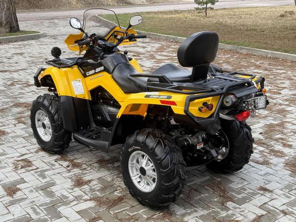 Dzeltens Can-Am Outlander Max 2010 Prienai, ar dzinēja tilpumu 0.65 L un nobraukumu 3 tūkst. km par 6350 €, foto 5 vietnē AUTOMOTO.COM.LV