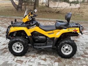 Yellow Can-Am Outlander Max 2010 in Prienai, with an engine capacity of 0.65 L and mileage of 3 thousand km for 6350 €, photo 6 on AUTOMOTO.COM.LV