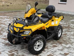 Yellow Can-Am Outlander Max 2010 in Prienai, with an engine capacity of 0.65 L and mileage of 3 thousand km for 6350 €, photo 7 on AUTOMOTO.COM.LV