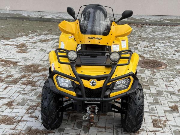 Dzeltens Can-Am Outlander Max 2010 Prienai, ar dzinēja tilpumu 0.65 L un nobraukumu 3 tūkst. km par 6350 €, foto 8 vietnē AUTOMOTO.COM.LV