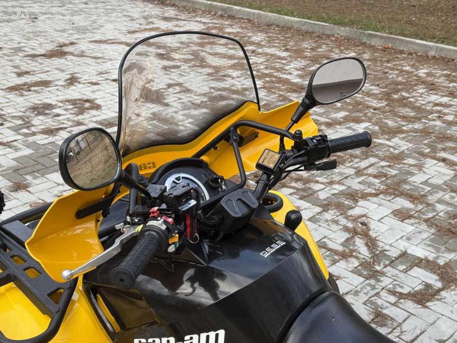 Yellow Can-Am Outlander Max 2010 in Prienai, with an engine capacity of 0.65 L and mileage of 3 thousand km for 6350 €, photo 12 on AUTOMOTO.COM.LV