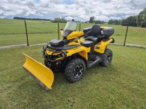 Yellow Can-Am Outlander Max 2013 in Birstonas, with an engine capacity of 0.65 L and mileage of 12 thousand km for 7900 €, photo  on AUTOMOTO.COM.LV
