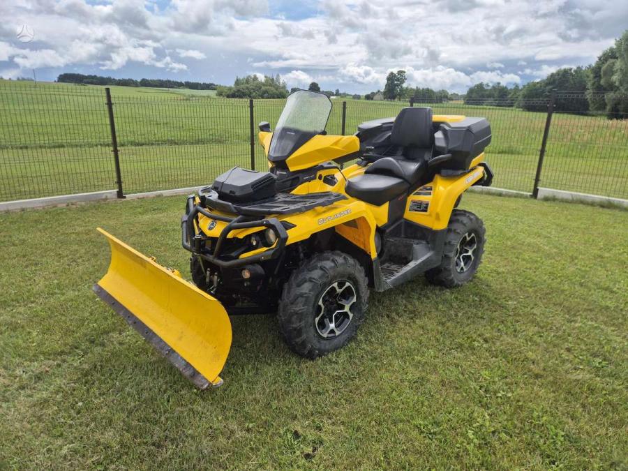 Yellow Can-Am Outlander Max 2013 in Birstonas, with an engine capacity of 0.65 L and mileage of 12 thousand km for 7900 €, photo 1 on AUTOMOTO.COM.LV