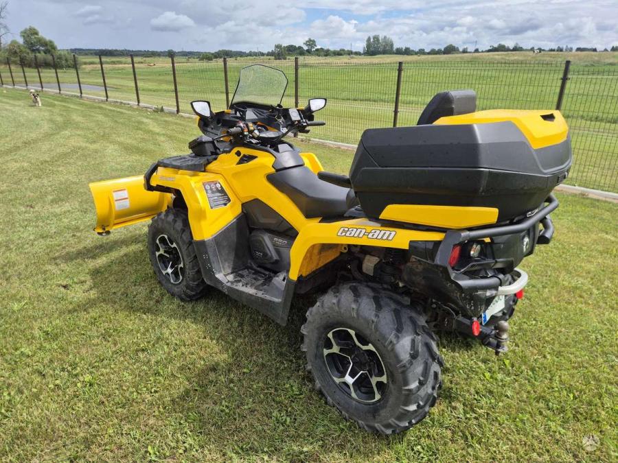 Yellow Can-Am Outlander Max 2013 in Birstonas, with an engine capacity of 0.65 L and mileage of 12 thousand km for 7900 €, photo 4 on AUTOMOTO.COM.LV