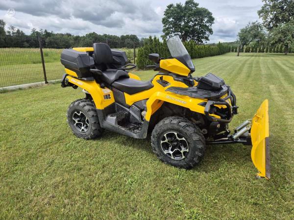 Dzeltens Can-Am Outlander Max 2013 Birštonas, ar dzinēja tilpumu 0.65 L un nobraukumu 12 tūkst. km par 7900 €, foto 5 vietnē AUTOMOTO.COM.LV