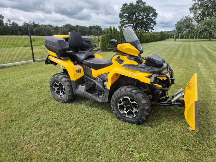 Yellow Can-Am Outlander Max 2013 in Birstonas, with an engine capacity of 0.65 L and mileage of 12 thousand km for 7900 €, photo 6 on AUTOMOTO.COM.LV