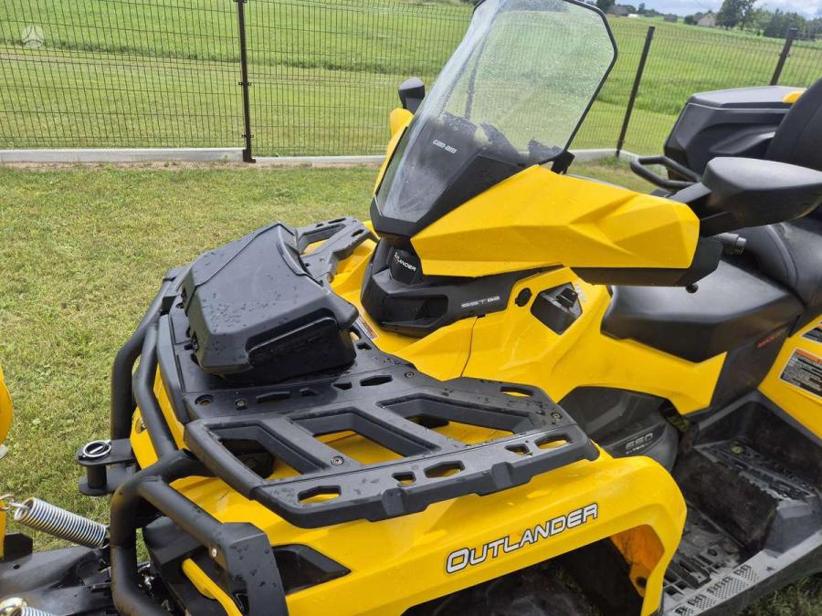 Yellow Can-Am Outlander Max 2013 in Birstonas, with an engine capacity of 0.65 L and mileage of 12 thousand km for 7900 €, photo 14 on AUTOMOTO.COM.LV