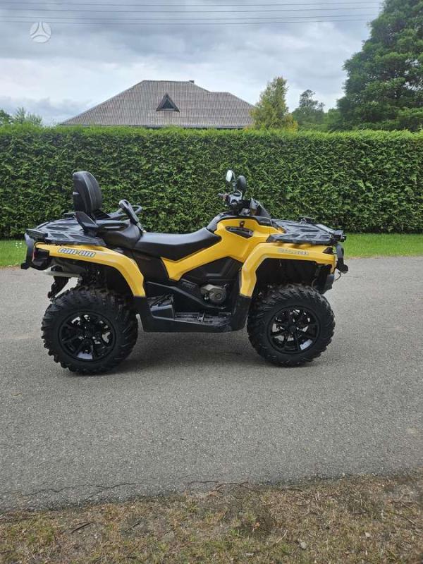 Желтый Can-Am Outlander Max 2013 в Каунас, объемом двигателя 0.65 л и пробегом 9 тыс. км за 7000 €, фото 2 на AUTOMOTO.COM.LV